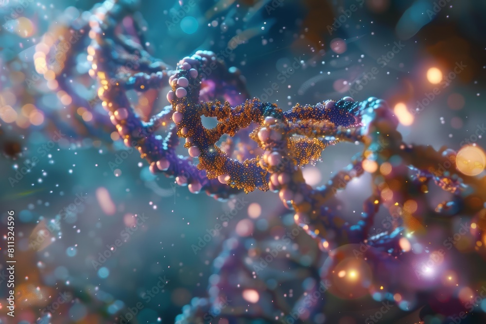 Delve into the microscopic world of DNA, examining how genetic material ...