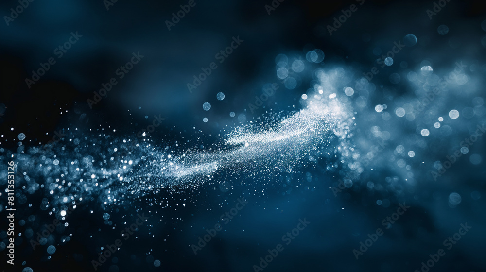 ภาพประกอบสต็อก An enchanting close-up of a fairy dust trail left behind ...