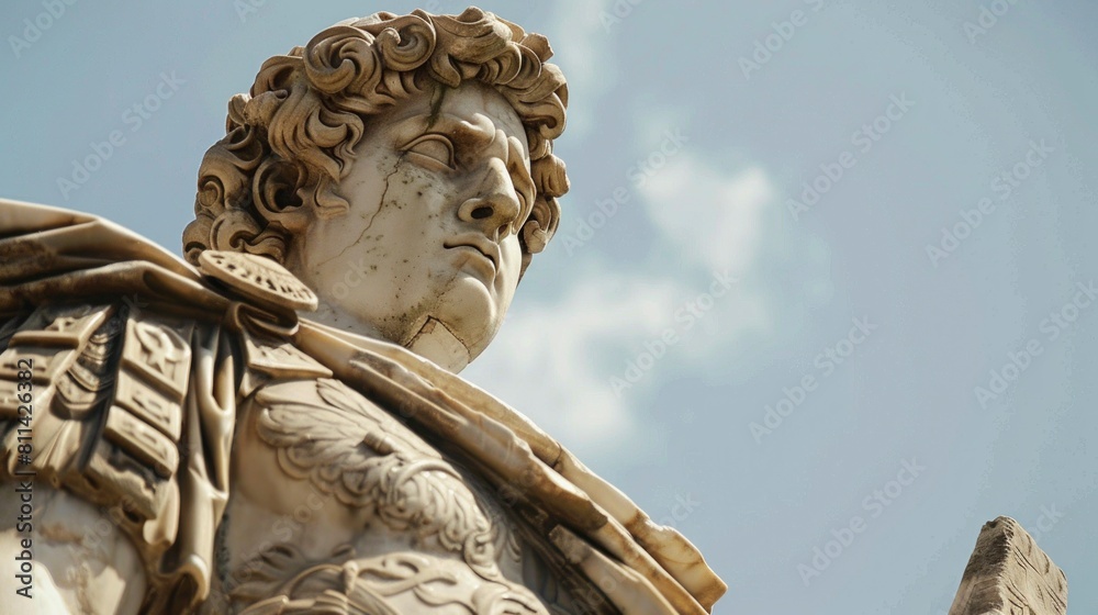 day plaster statue of Alexander the Great in high resolution and high ...