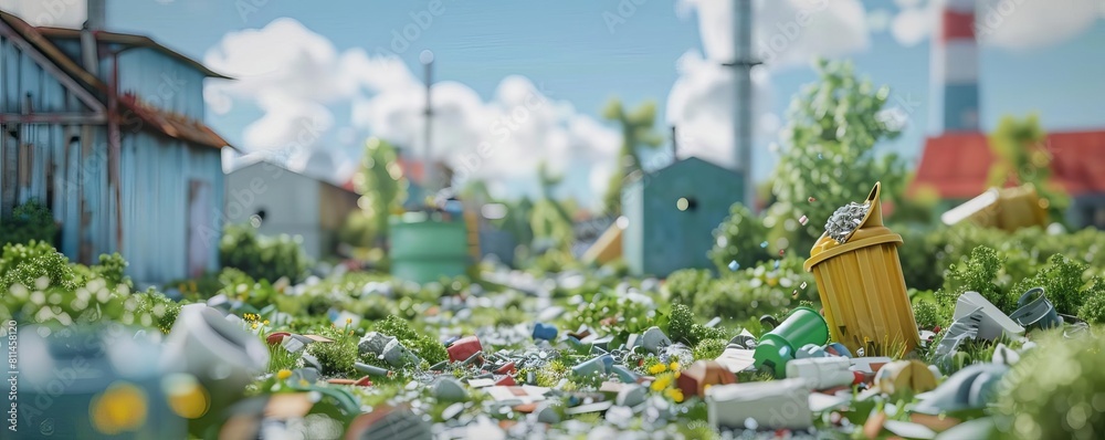 Produce an animated video explaining the process of sustainable waste ...