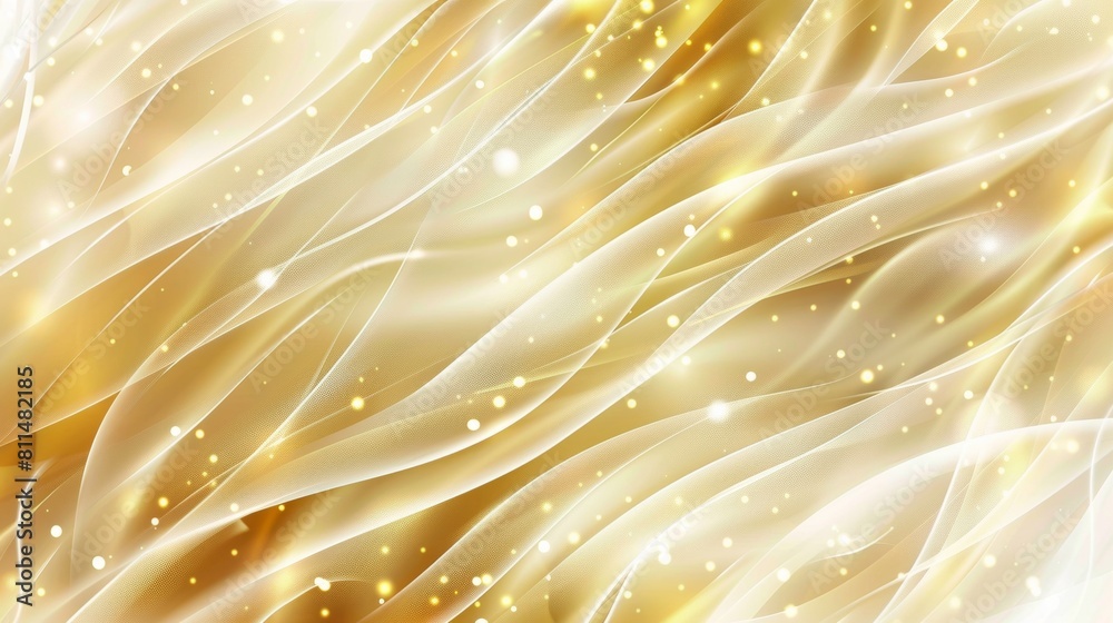 Light golden background with diagonal lines and glowing light effects ...