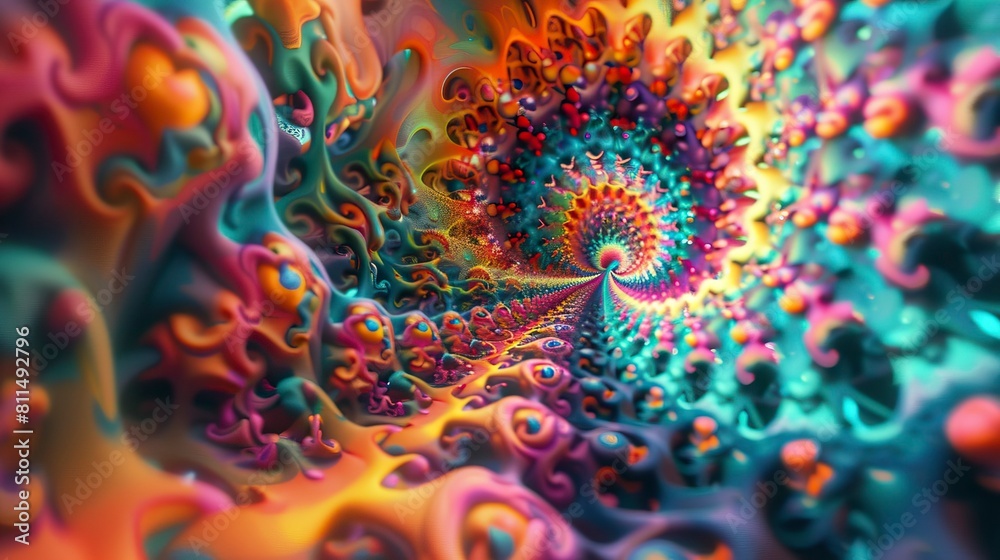 Abstract colorful psychedelic acid trip portal, pictures of dmt, dmt ...