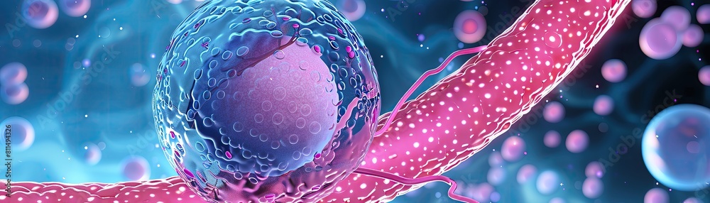 Detailed medical diagram illustrating the hormonal cycles of ovulation ...