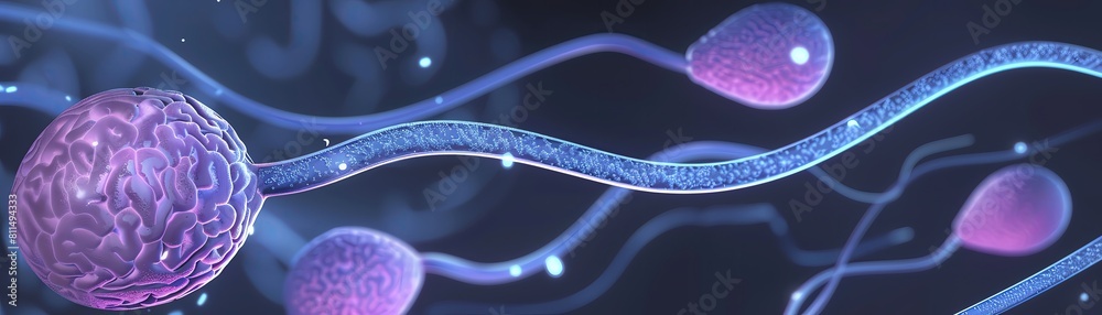 Detailed medical diagram illustrating the hormonal cycles of ovulation ...