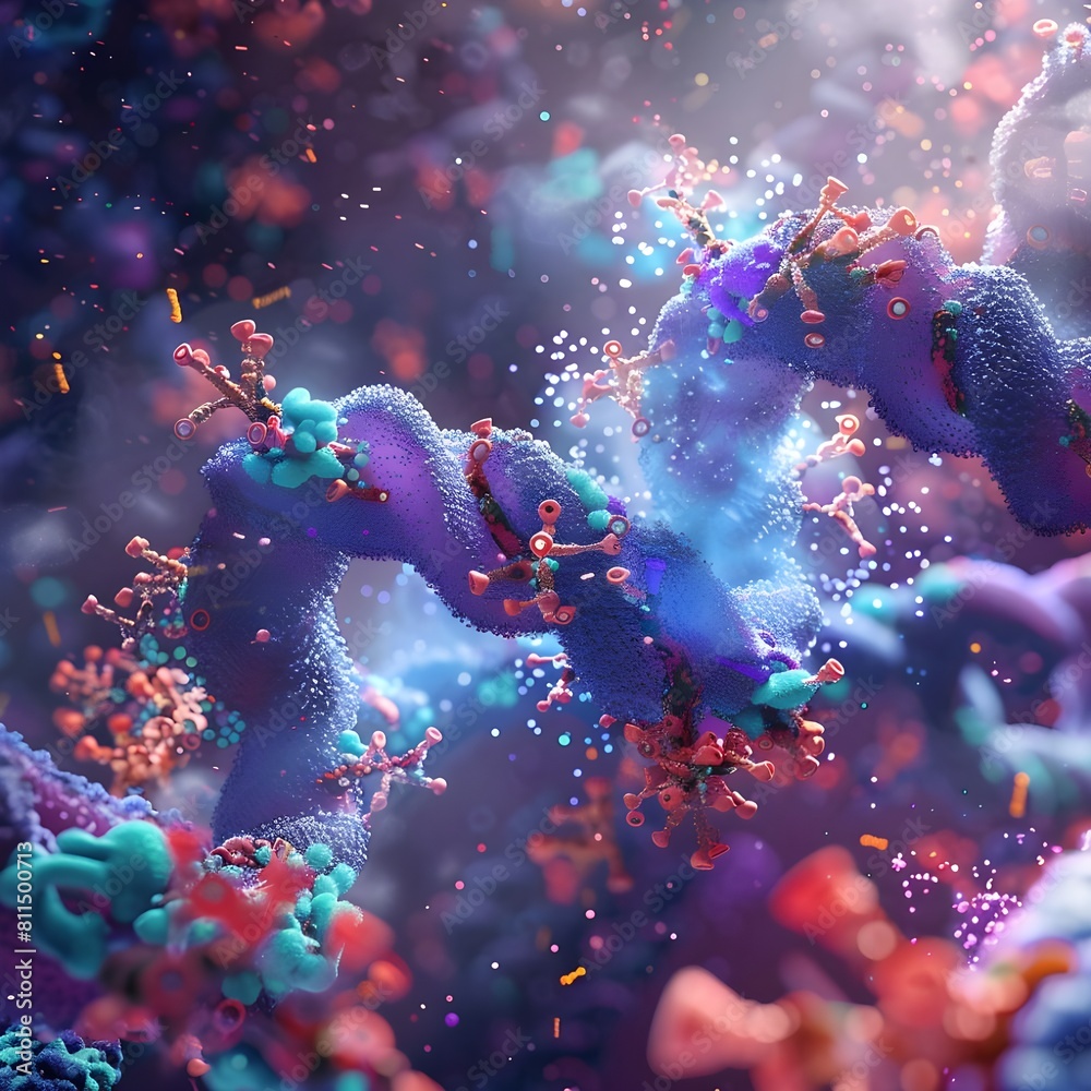 visual representation depicting the molecular process of EGFR ...