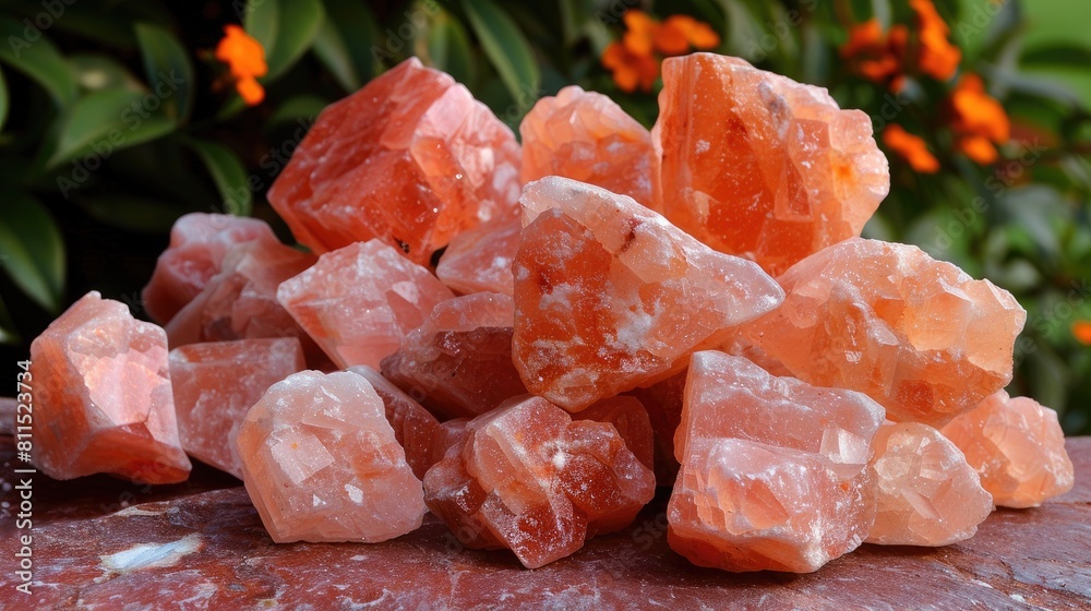 Himalayan rock salt embodies well being and is transformed into pink ...