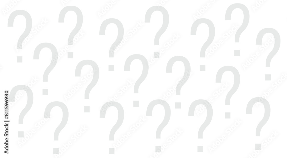 Question mark seamless pattern. Vector seamless pattern with question ...