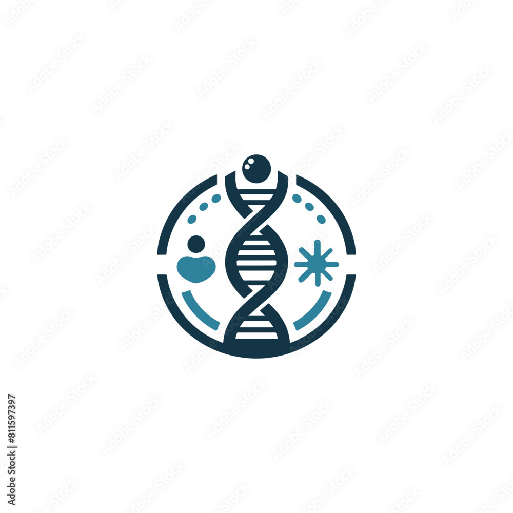dna logo, genetics logo, molecule logo, dna tree logo, dna logo vector ...