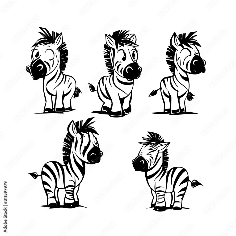 Stockvector baby zebra svg, zebra svg, zebra clipart, doodle animal svg ... Stockvector baby zebra svg, zebra svg, zebra clipart, doodle animal svg ...