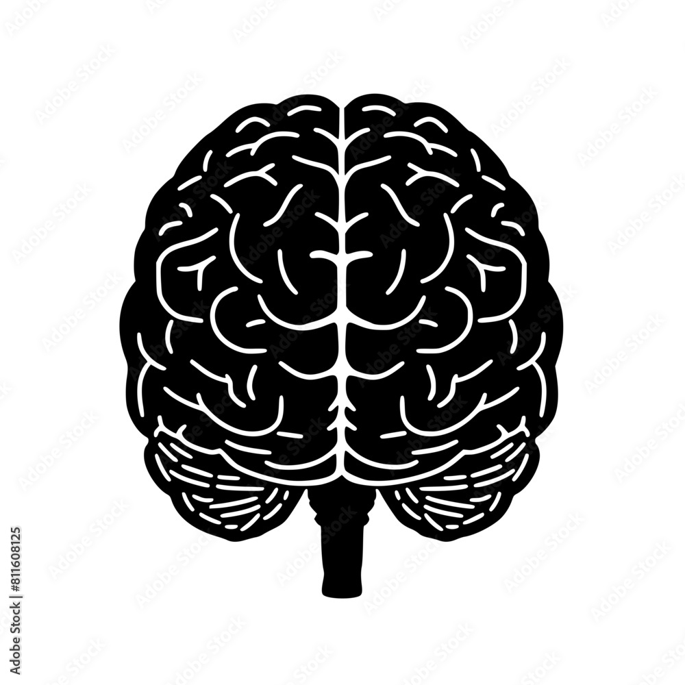 Brain svg, human brain svg, brain png, brain clipart, mental health svg ...