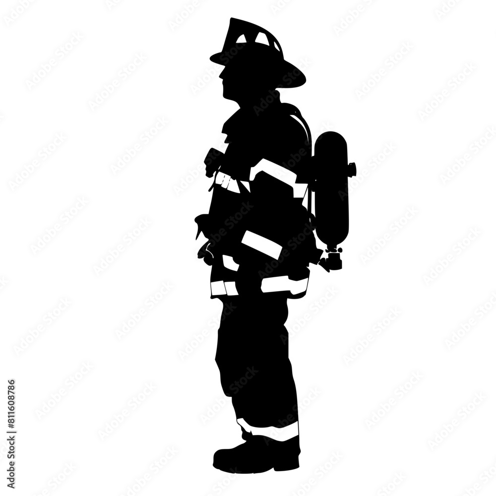 Firefighter Clipart, Fire Department Svg, Fire Truck Svg, Firefighter ...