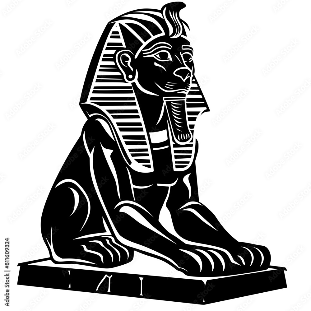 Egyptian Sphinx SVG, Svg files for Cricut, Africa Svg, Egypt Svg, Egypt ...