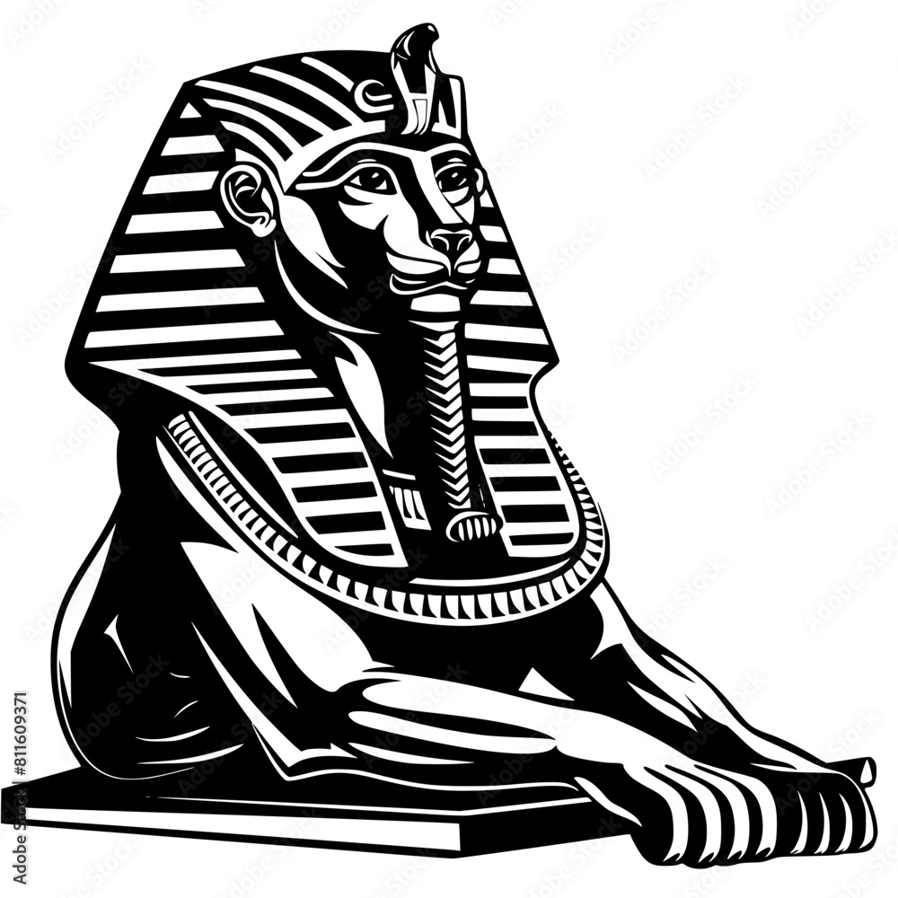 Egyptian Sphinx SVG, Svg files for Cricut, Africa Svg, Egypt Svg, Egypt ...