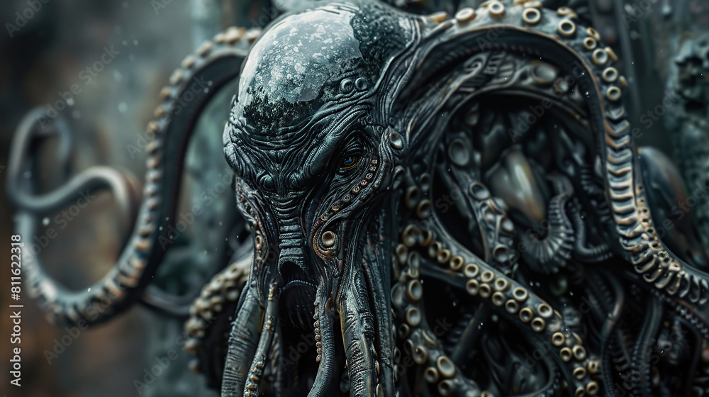 Cthulhu, Lovecraft, mythos, horror, creature, tentacles, cosmic ...