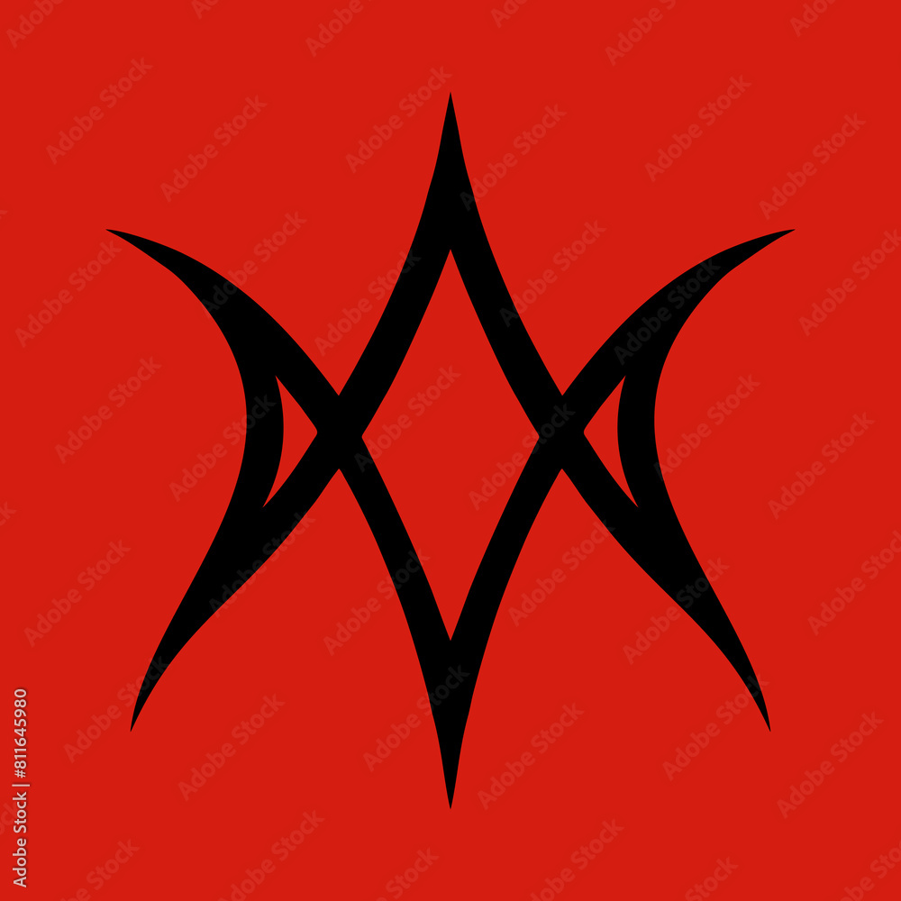 Unicursal Hexagram, Satanic Symbols, Medieval Occultism, Magic Stamps ...