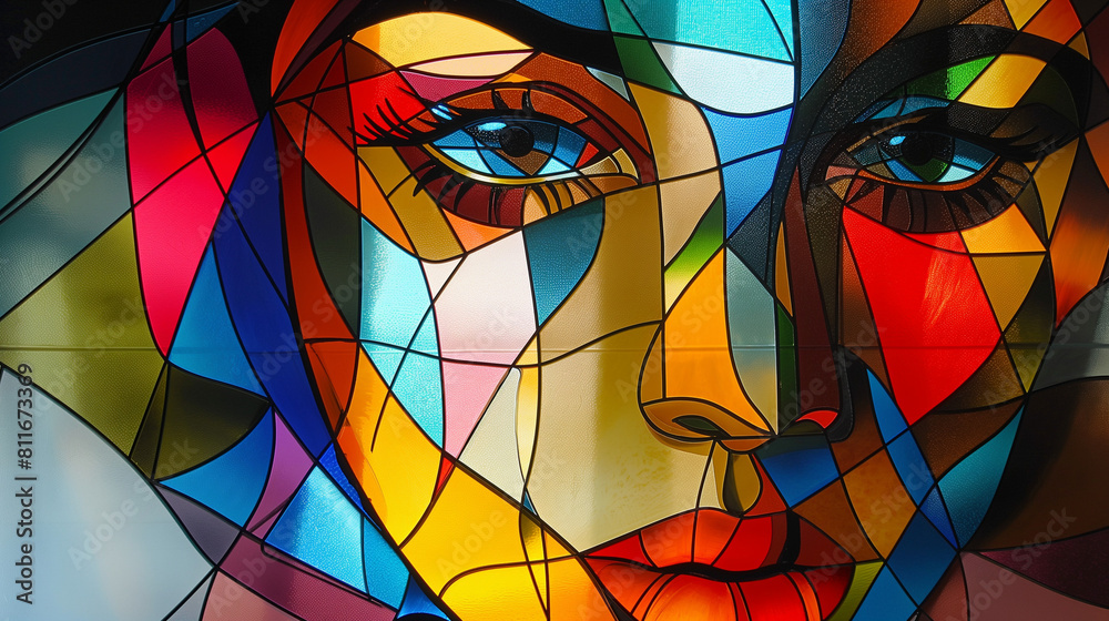 A Vivid and Modern Pop Art Interpretation of Classic Stained Glass ...