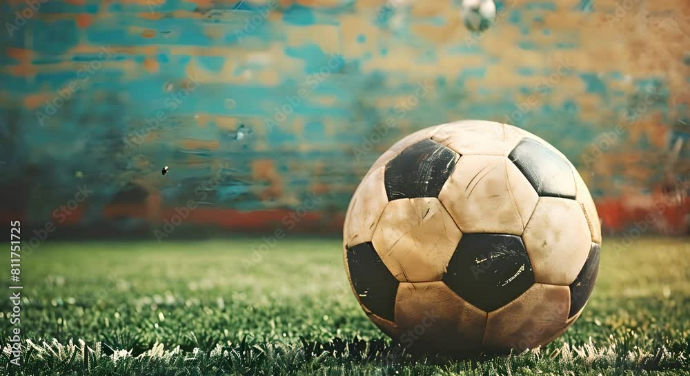 Vintage soccer stadium background wallpaper with sports templates and ...