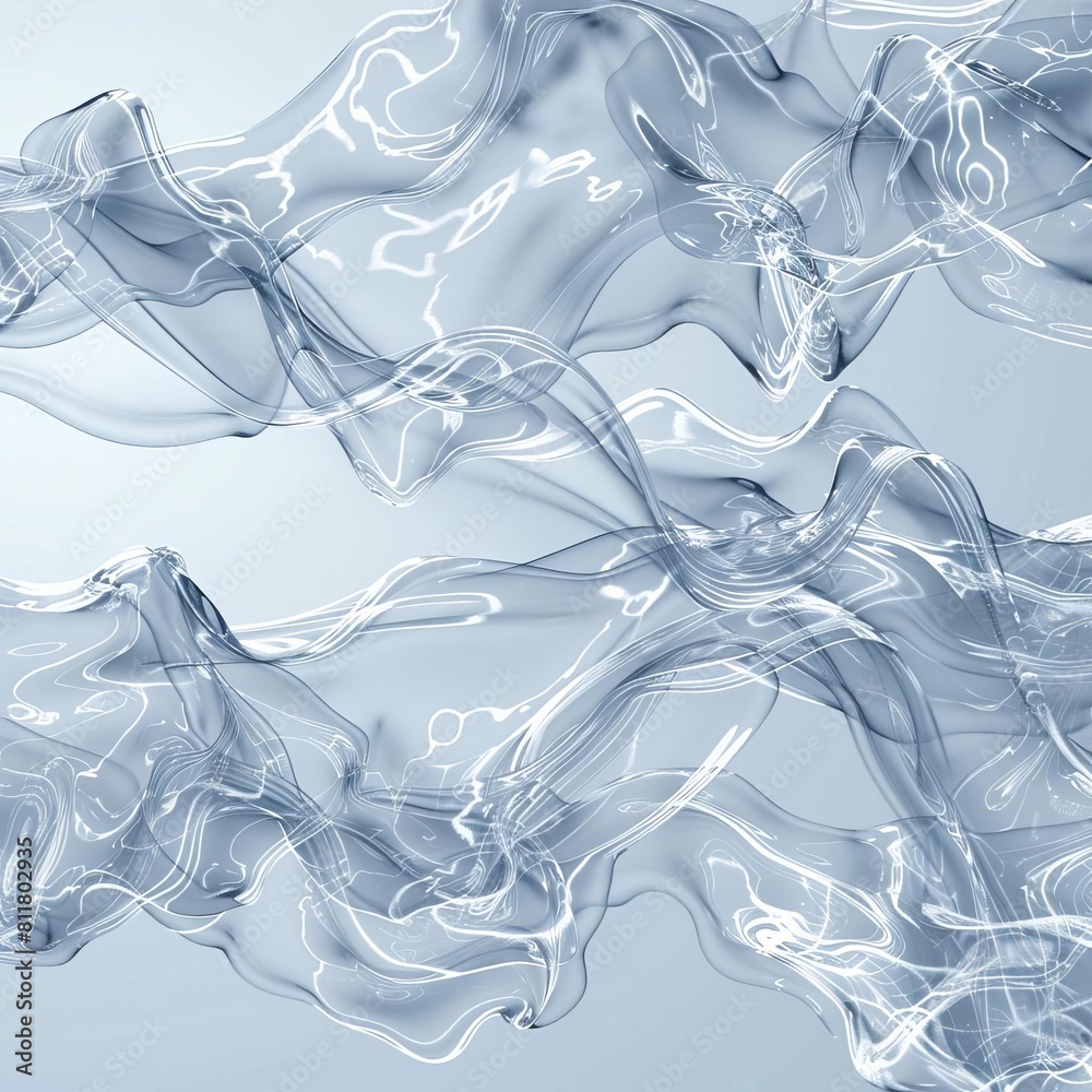 Set air flow on a light background Infrared wind wave light effect ...