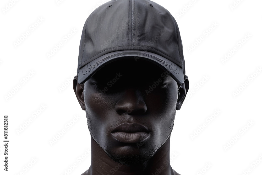 Stylish men's head cap with a contemporary design, isolated on ...