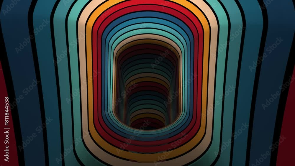 Vintage Striped Backgrounds, seamless loop animation, Retro Colors from ...