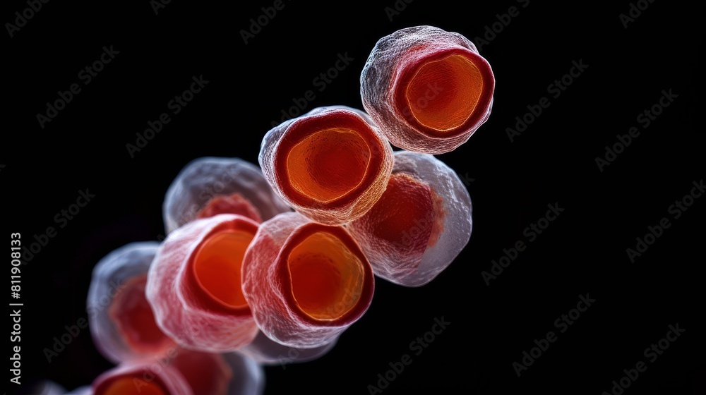 This picture shows a sample of a thrombocyte also known as a platelet ...