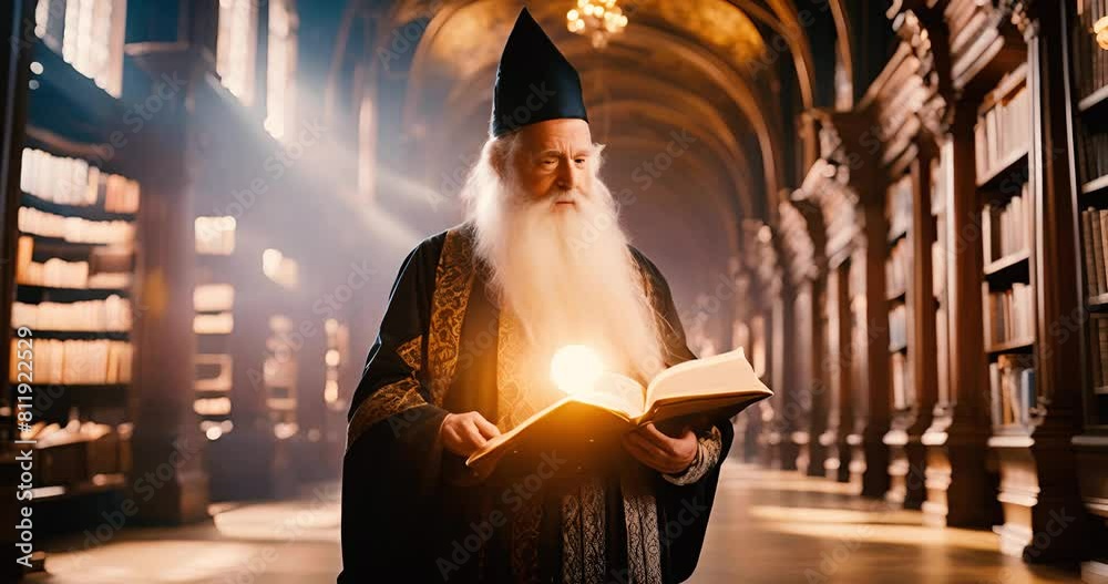 Generative AI Transforms Fantasy into Reality: Elderly Wizard in ...