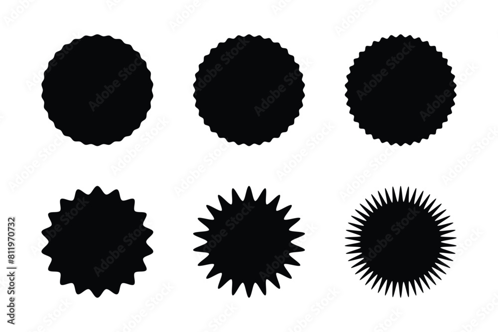 Emblem & Badge Logos Shape Pictogram Symbol Visual Illustration Set ...