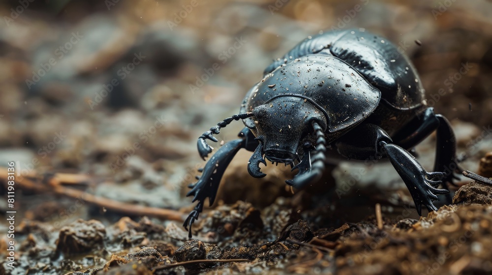 The dung beetle is a fascinating creature that plays an important role ...