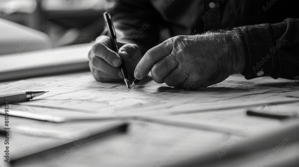 Examples of draftman images show detailed sketches and plans created by ...