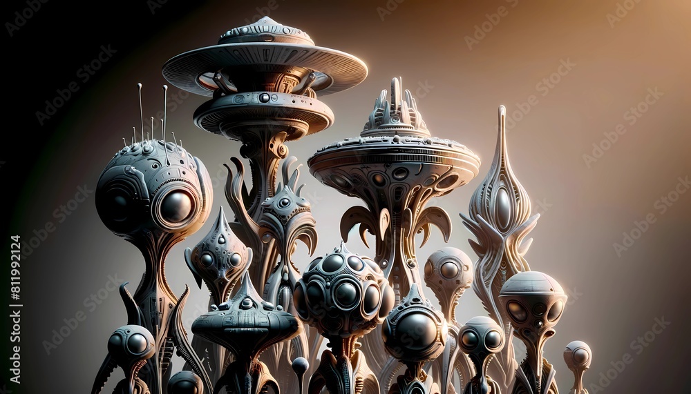 Enigmatic Artefacts: A Collection of Alien Tools and Futuristic Gadgets ...