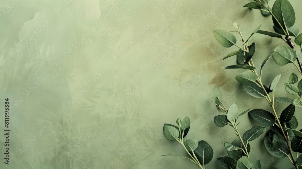 Soft Olive Green Background for Presentations Generative AI Stock ...