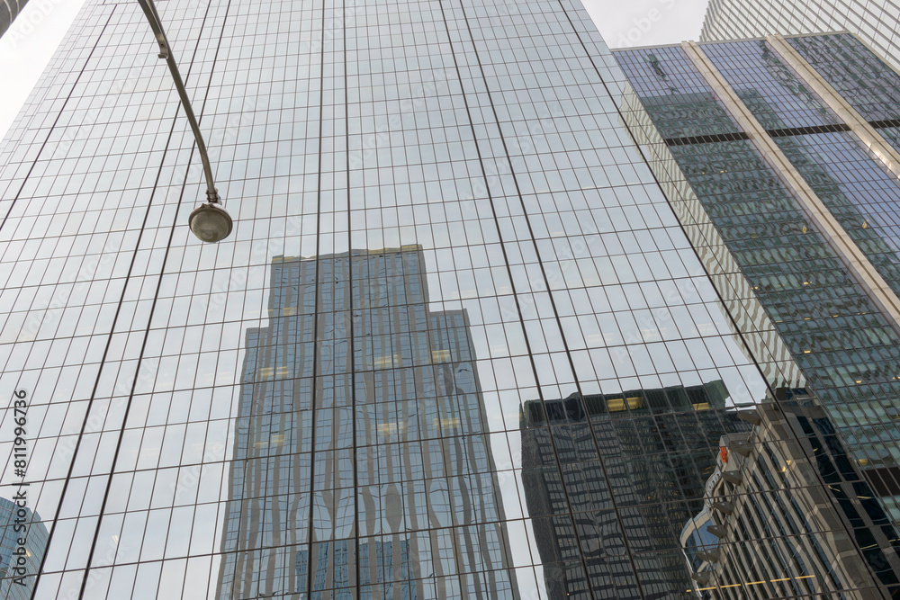 reflection of buildings on a tower at 130 Adelaide Street West (part of ...