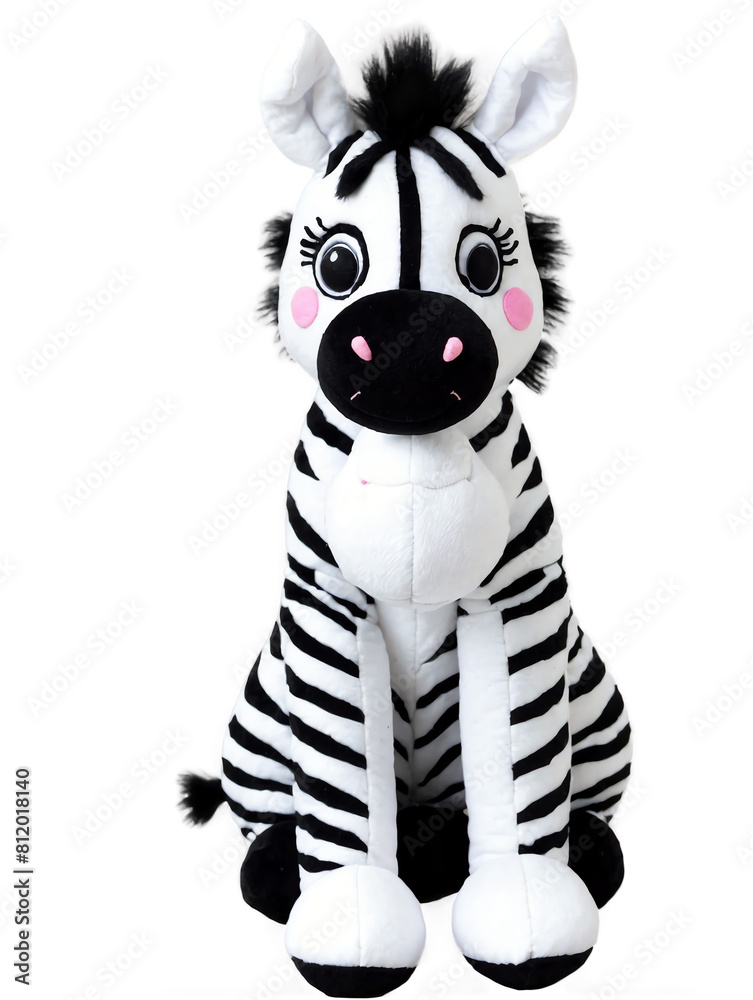 zebra plush doll stuffed toy isolated transparent background png .png ...