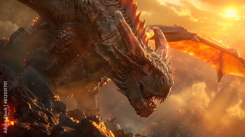 A mesmerizing fantasy movie set in a magical realm, with mythical ...