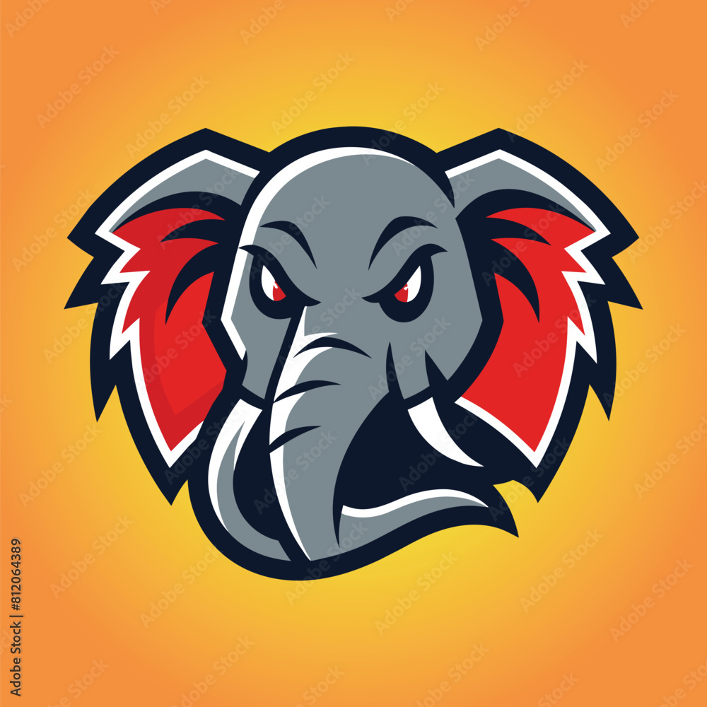 Elephant mascot logo design elephant vector illustration Stock Vector ...
