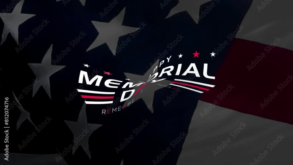 Stylish Happy Memorial Day, Celebrate Your Memorial Day, Remember and ...