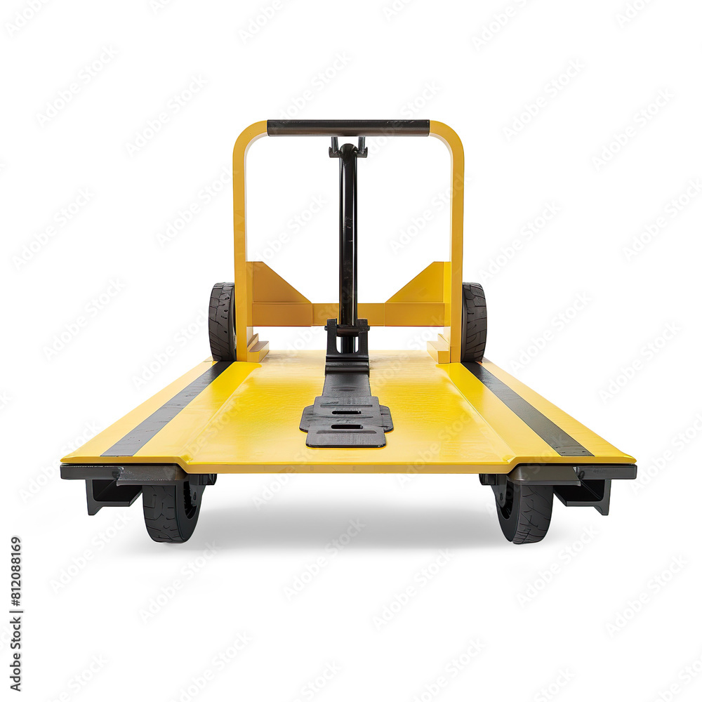 allow pallet jack isolated on a transparent background Stock Photo ...