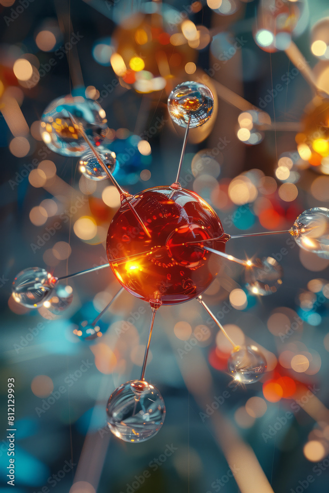 Diagram showing the interaction of up and down quarks within a proton ...