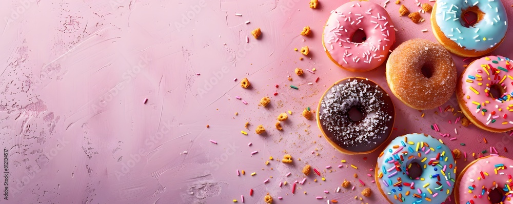 Mouthwatering donuts, sweet delights for any palate, culinary creations ...