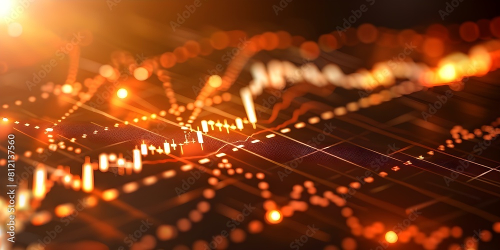 Stock prices and interest rates show a negative correlation in a ...