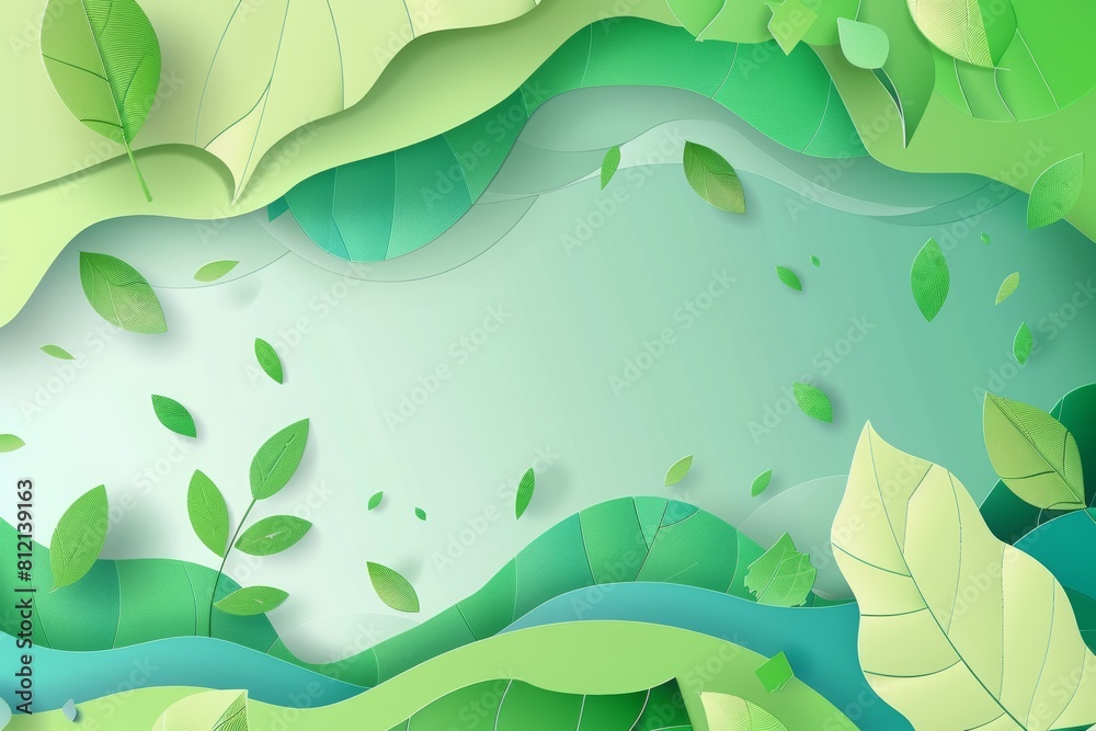 World environment day concept banner with text "5 June World ...