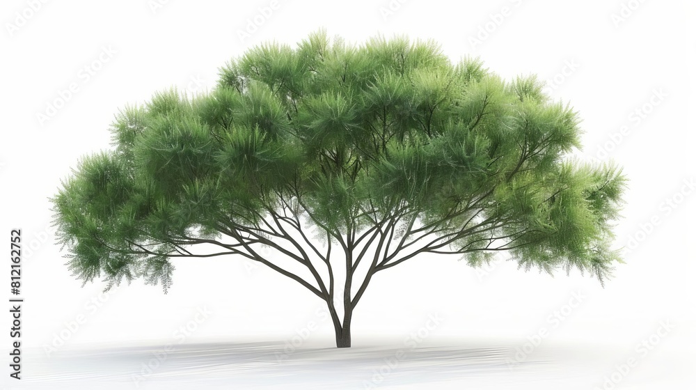 3d illustration of casuarina equisetifolia tree isolated on white ...