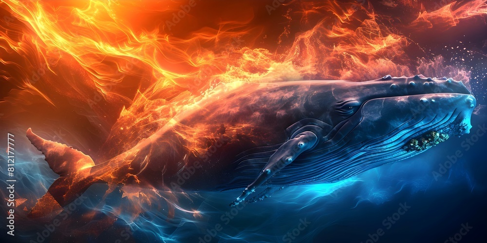 The Old Testament Story of Jonah and the Great Fish. Concept Religious ...