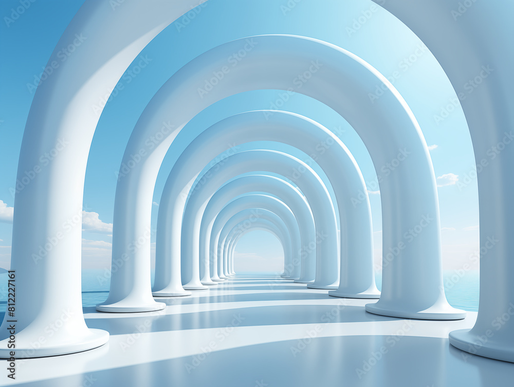 An image of an architectural symmetrical structure in the form of ...