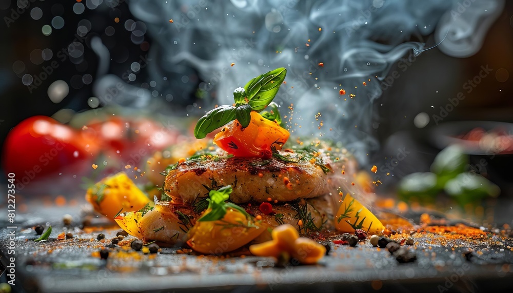 Conceptualize a cooking competition where chefs compete to create the ...