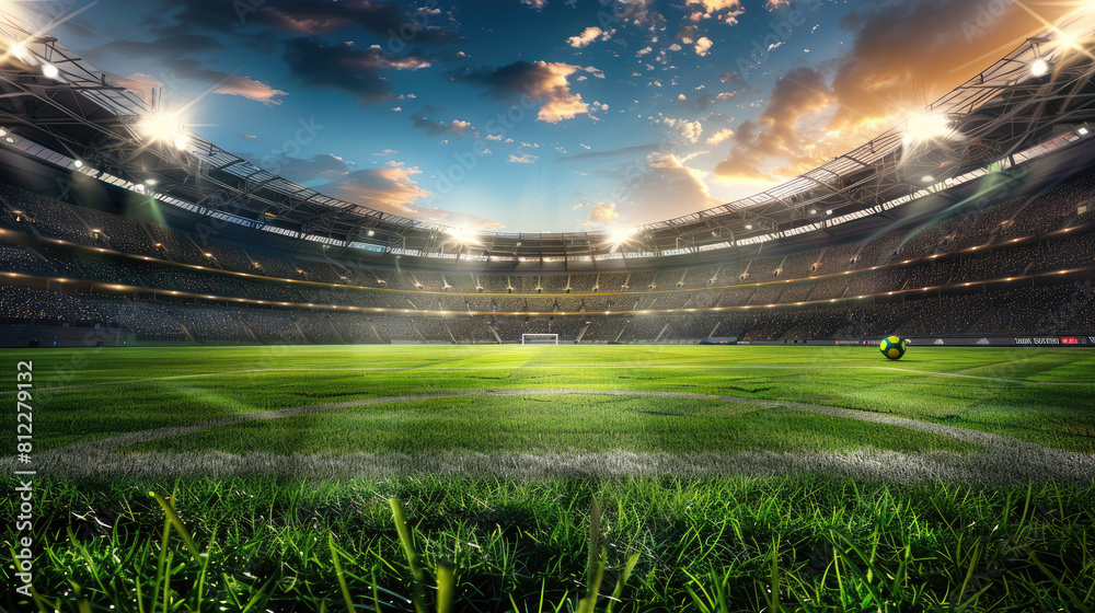 Football stadium background store