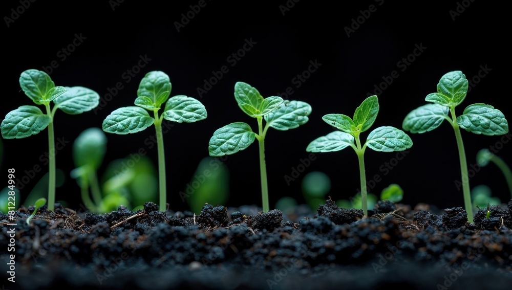 Illustrate progress: A time-lapse sequence showing the growth of a ...
