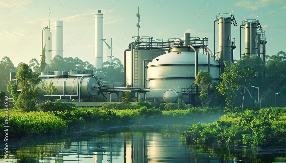 Illustrate a bioreactor where microorganisms are engineered to produce ...