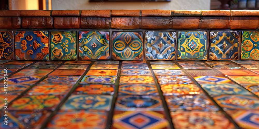 Mediterranean Masterpiece: A desk with Spanish or Italian flair ...