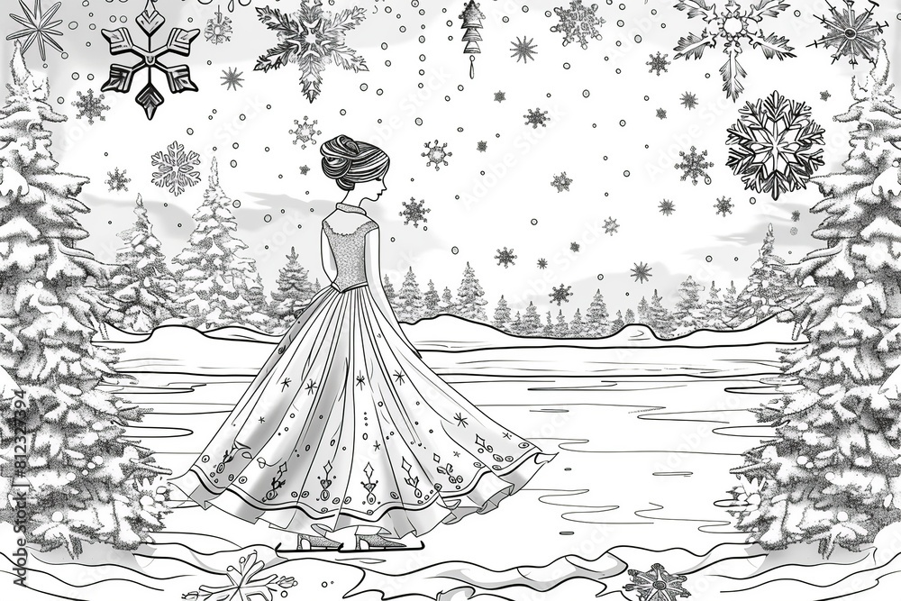 Let your child's imagination soar with this delightful winter princess ...